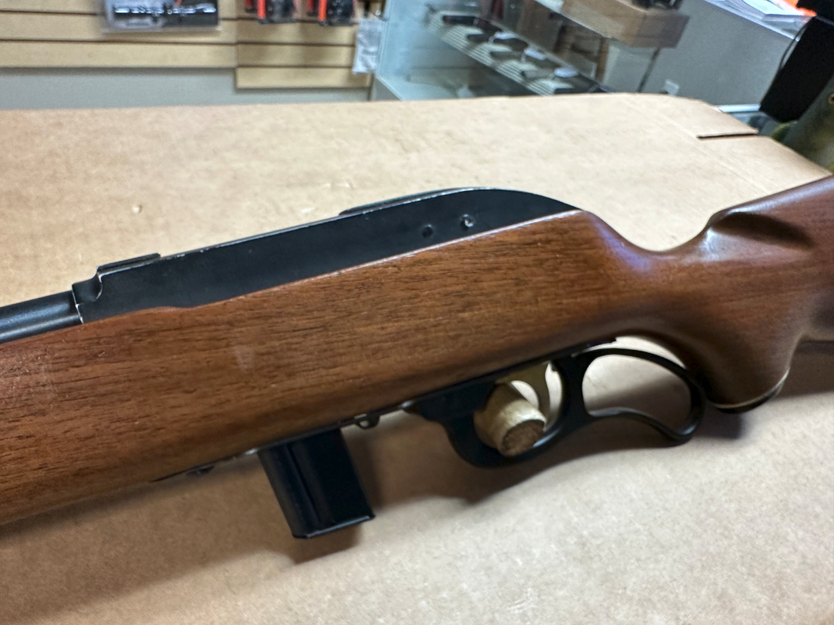 Marlin Model 56 Levermatic Action Rifle 22 Inch Barrel Wood Stock 10+1 ...