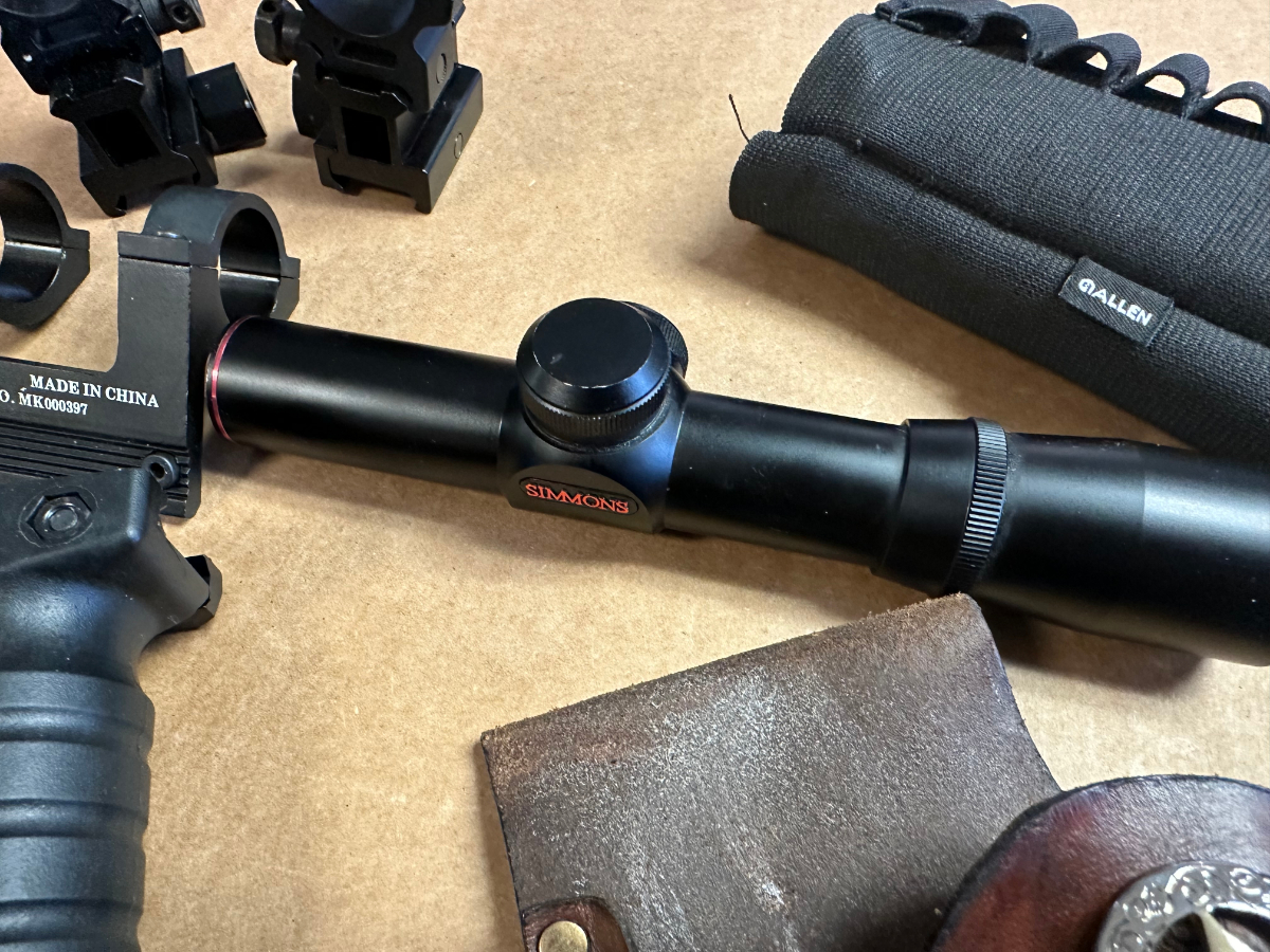 NICE LOT OF ASSORTED FIREARM RELATED ITEMS GOOD USED CONDITION AS IS ...