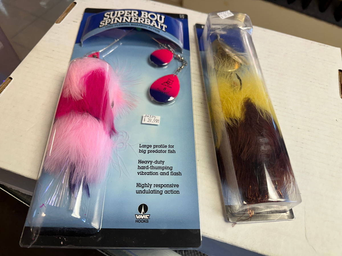 A. H. Fox TWO NICE BRAND NEW LARGE MUSKY SPINNER BAITS FROM BLUE FOX ...