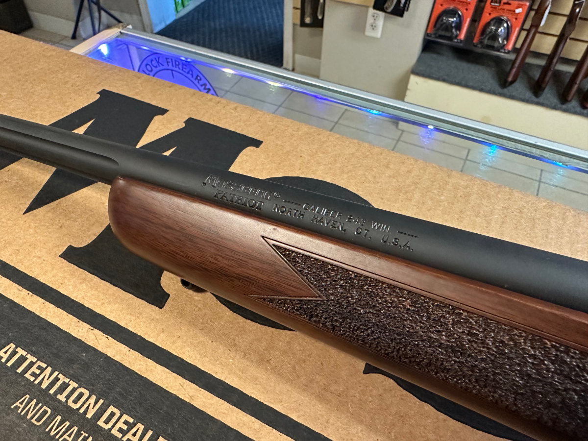 Mossberg Patriot 5+1 22" Fluted Barrel w/Recessed Match Crown, Matte ...