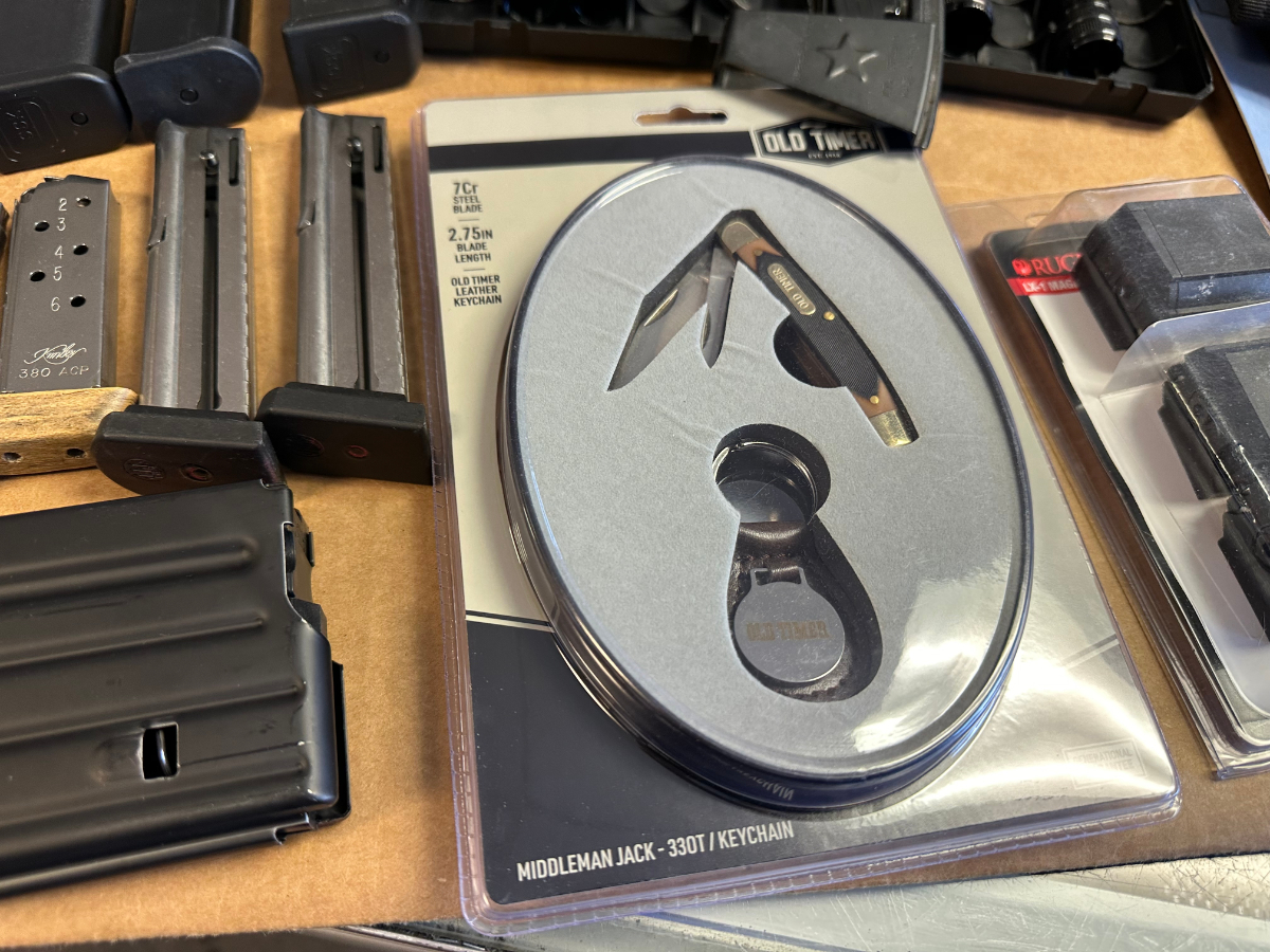 NICE LARGE LOT OF ASSORTED FIREARM RELATED ITEMS AS IS FINAL SALE ...