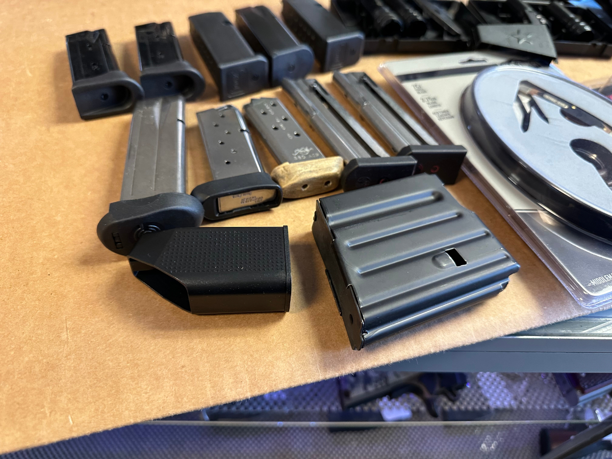 NICE LARGE LOT OF ASSORTED FIREARM RELATED ITEMS AS IS FINAL SALE ...