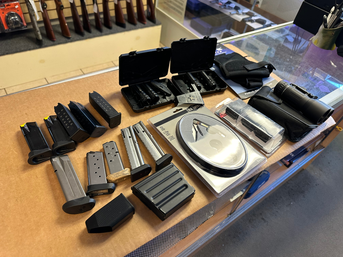 NICE LARGE LOT OF ASSORTED FIREARM RELATED ITEMS AS IS FINAL SALE ...