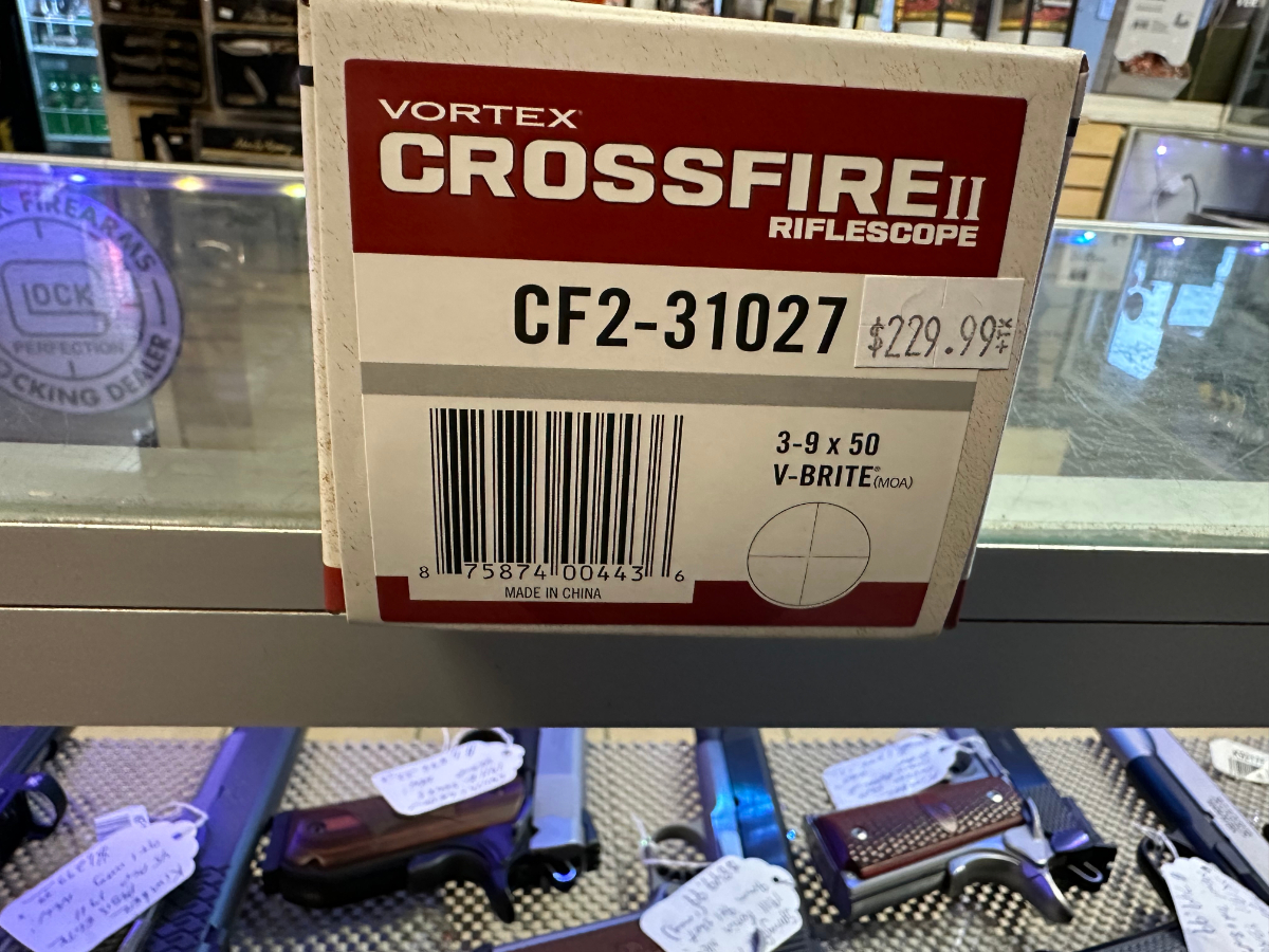 Vortex Optics Vortex Crossfire II 3-9x50 Rifle Scope wide 50mm ...