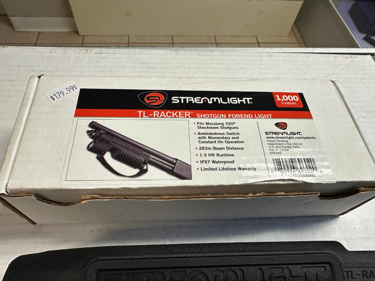 Streamlight TL-Racker Shotgun Forend Light Mossberg 500/590 1000 Lumens ...