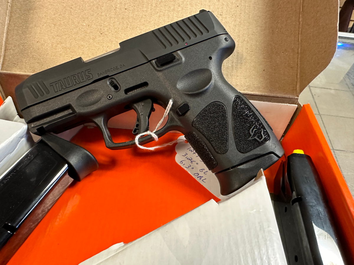 Taurus Model G3c 12+1 3.26 Inch Matte Stainless Barrel, Matte Black ...