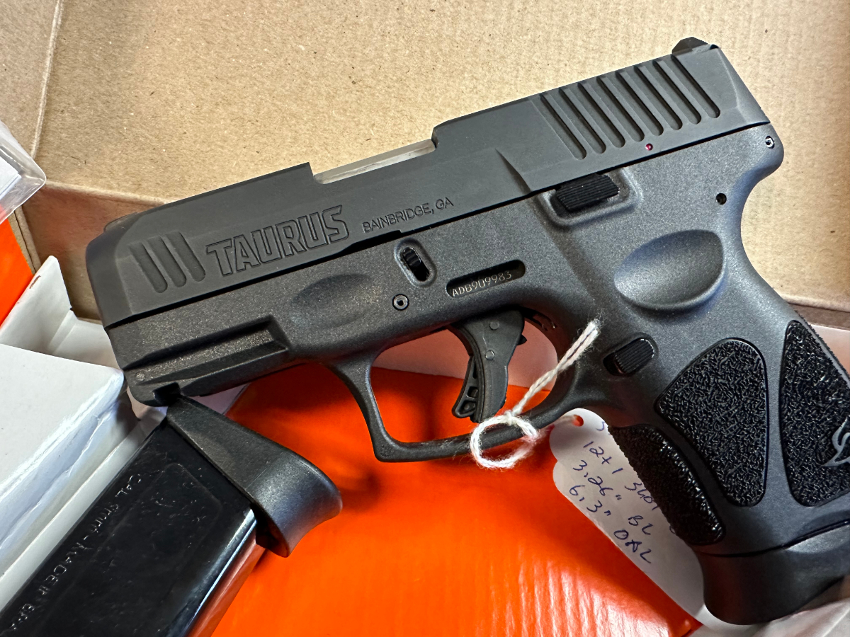 Taurus Model G3c 12+1 3.26 Inch Matte Stainless Barrel, Matte Black ...