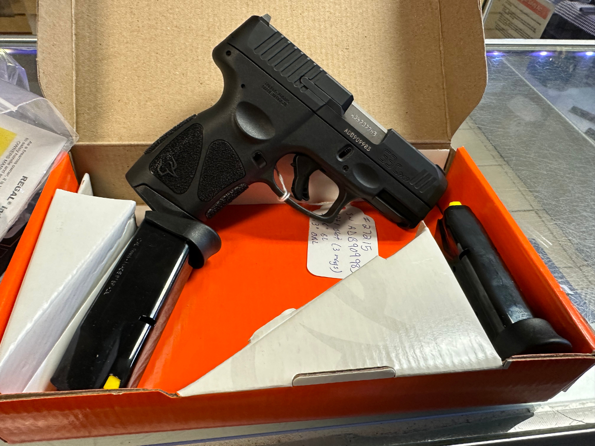 Taurus Model G3c 12+1 3.26 Inch Matte Stainless Barrel, Matte Black ...