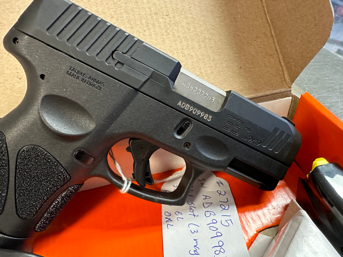 Taurus Model G3c 12+1 3.26 Inch Matte Stainless Barrel, Matte Black ...