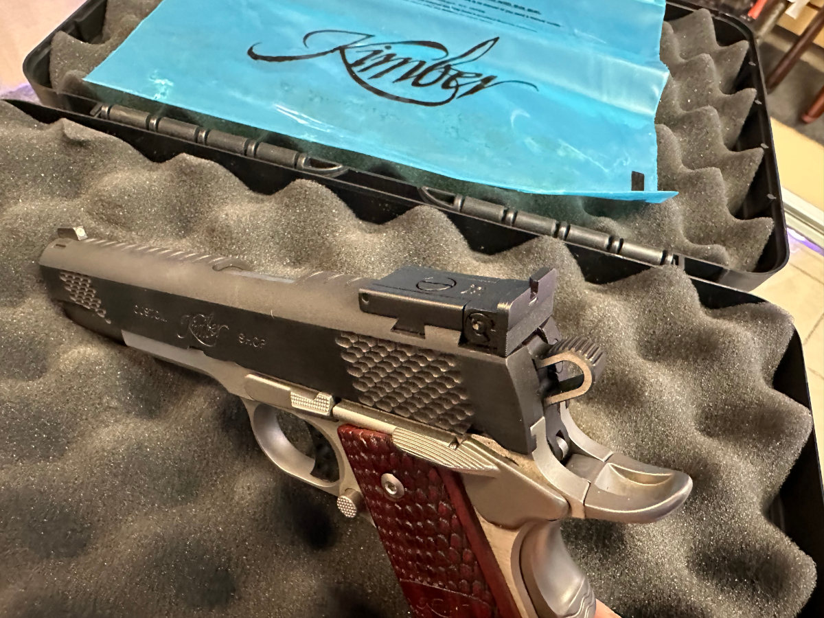 Kimber Custom Shop Grand Raptor Ii Matte Black Stainless .45 Acp 5-Inch ...