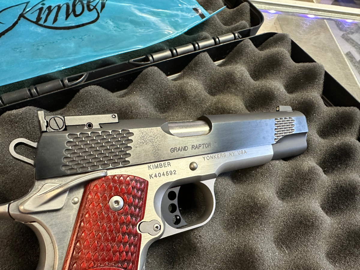 Kimber Custom Shop Grand Raptor Ii Matte Black Stainless .45 Acp 5-Inch ...