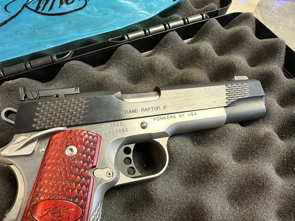 Kimber Custom Shop Grand Raptor Ii Matte Black Stainless .45 Acp 5-Inch ...