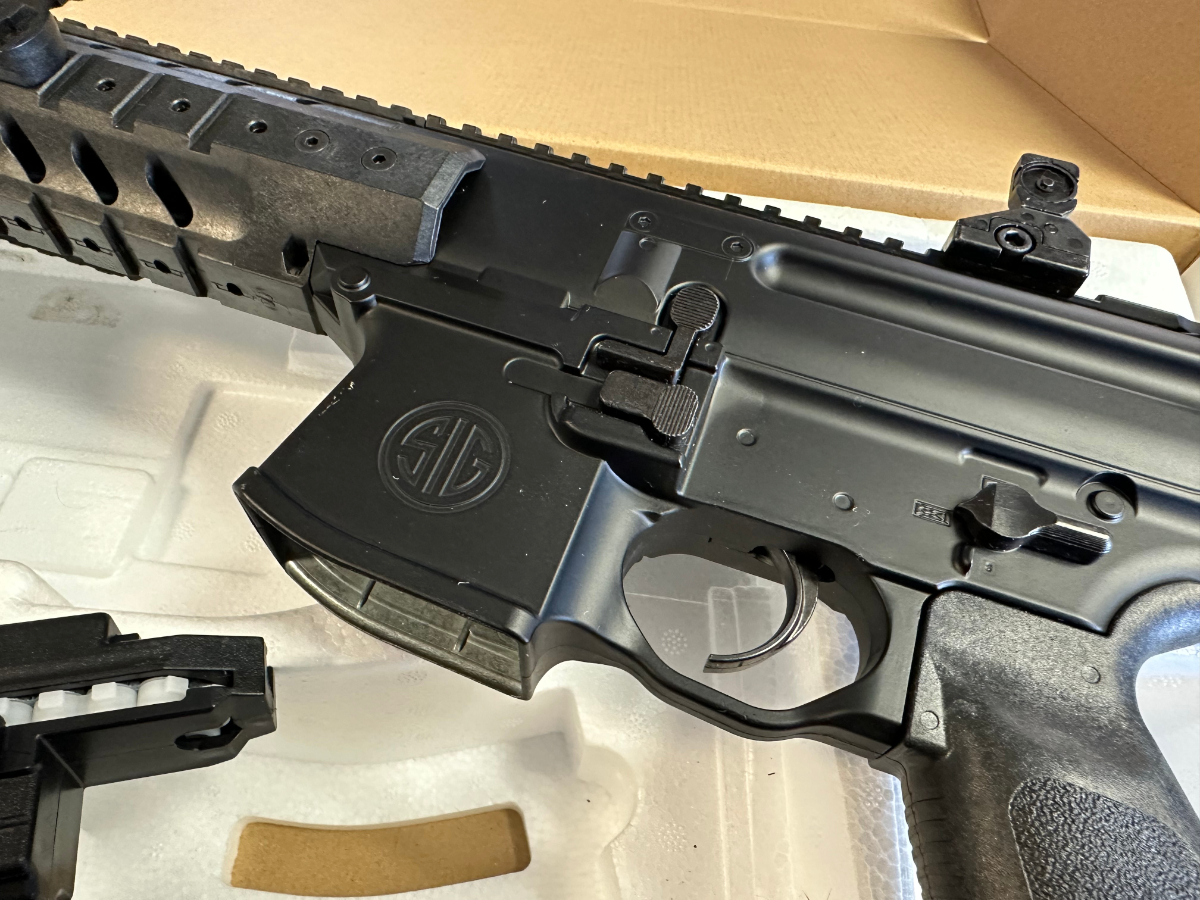 SIG Sauer MPX ASP Air Rifle CO2 575 fps .177 Caliber Black MPX ASP Air ...