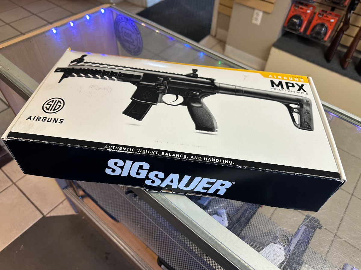 SIG Sauer MPX ASP Air Rifle CO2 575 fps .177 Caliber Black MPX ASP Air ...