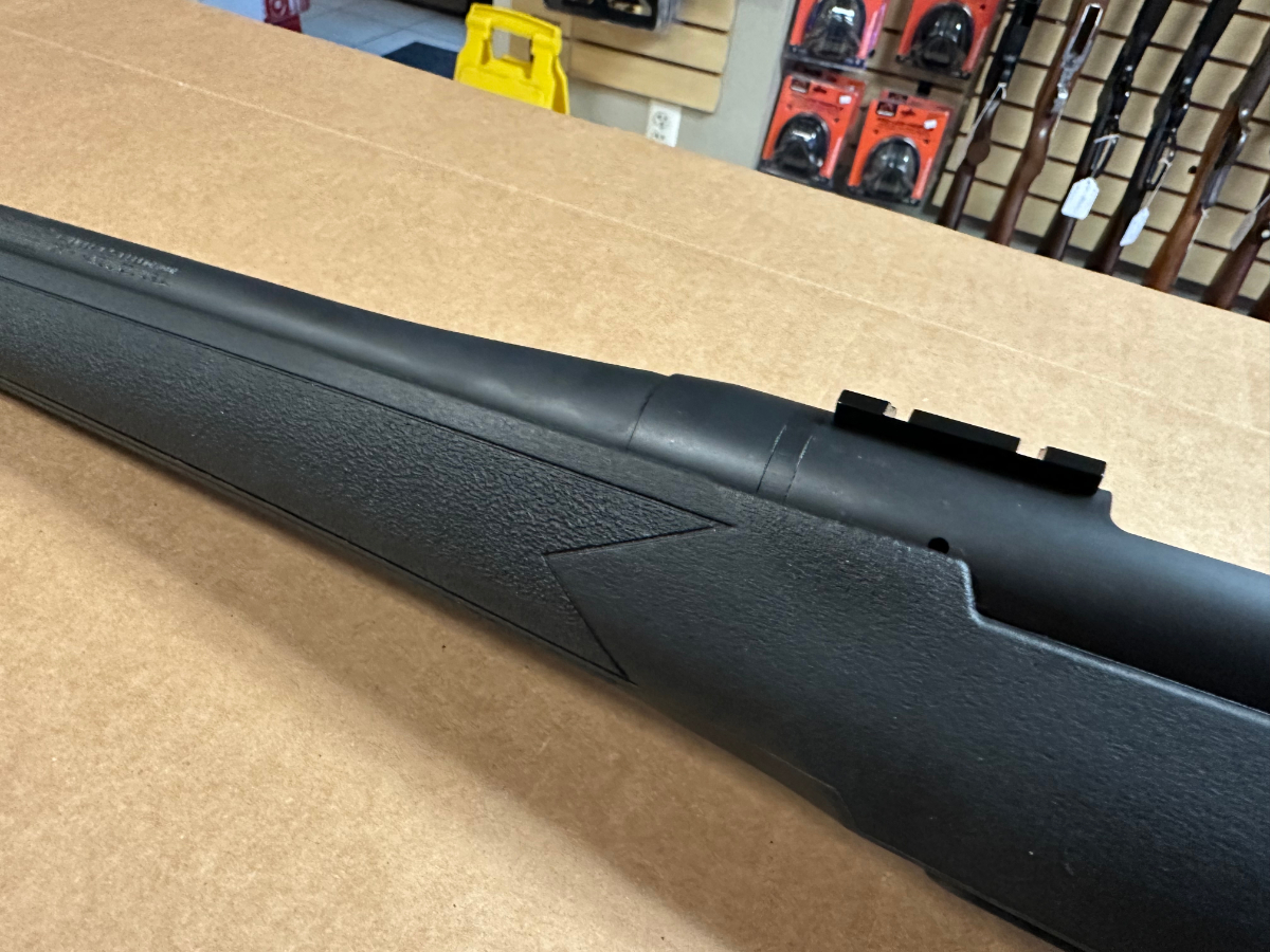 Mossberg Model Patriot Bolt Action Rifle, Black Synthetic Stock, 22 ...