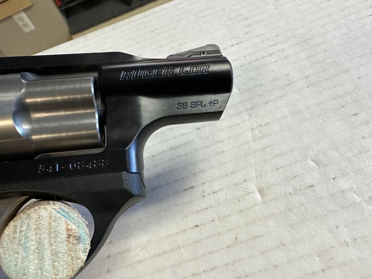 Ruger MODEL LCR 5 SHOT HAMMER LESS REVOLVER 1.87 INCH BARREL CONCEALED ...