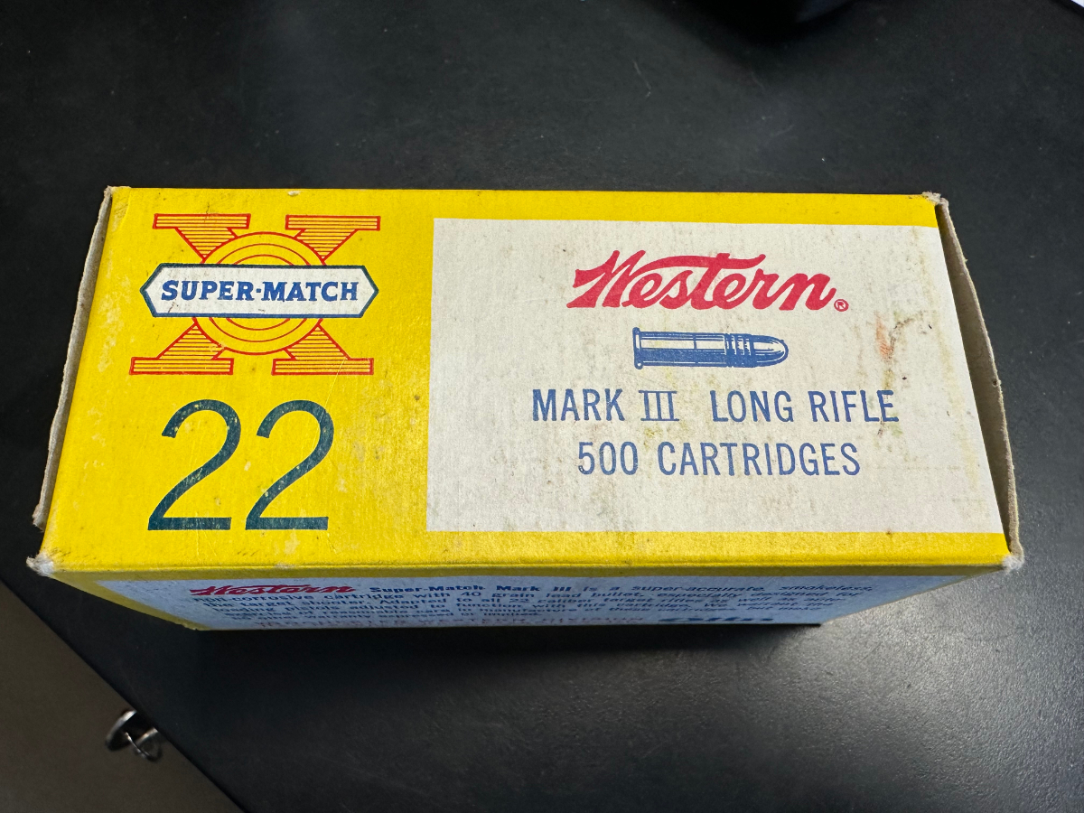 500 ROUND BRICK WESTERN COLLECTIBLE SUPER MATCH X MARK III 22 LR ...