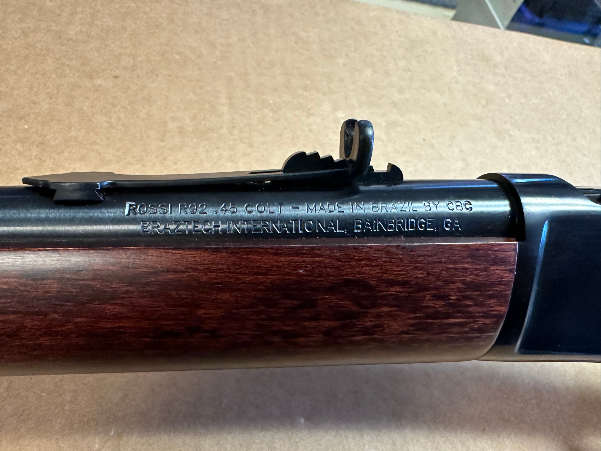 Rossi MODEL R92 Carbine 10+1, 20 Inch Polished Black Oxide Steel Barrel ...