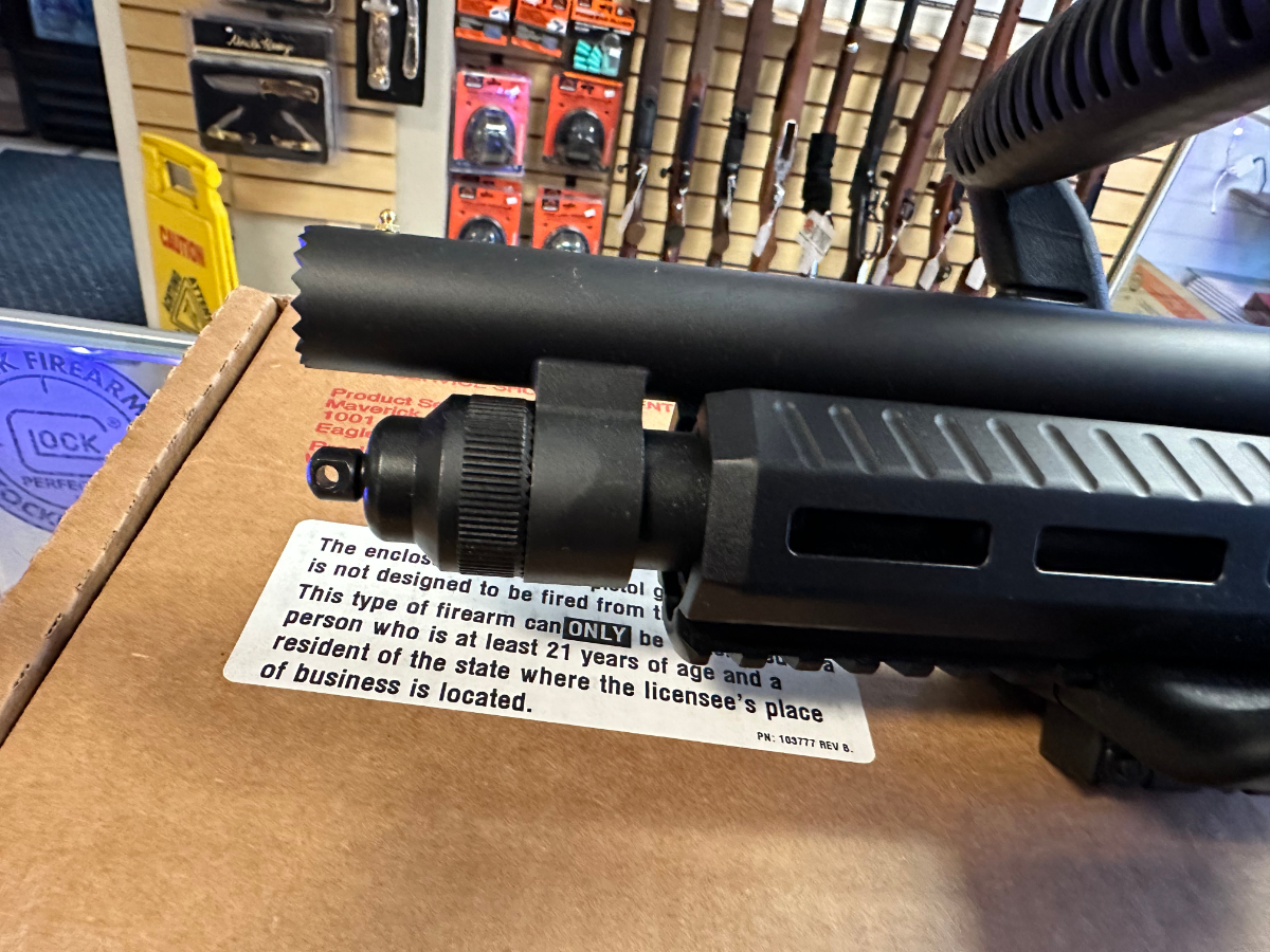 Mossberg 590 Shockwave Shock `N` Saw 5+1 14.375" Heavy Stand-Off Barrel ...