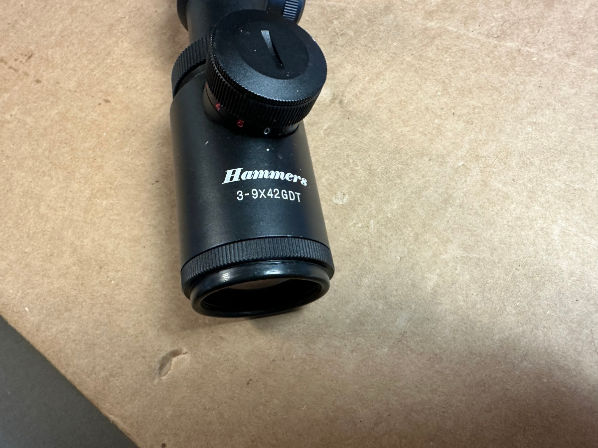 Hammers 3-9x42gdt Illuminated Red/Blue Rifle Scope Nice Clean Condition ...