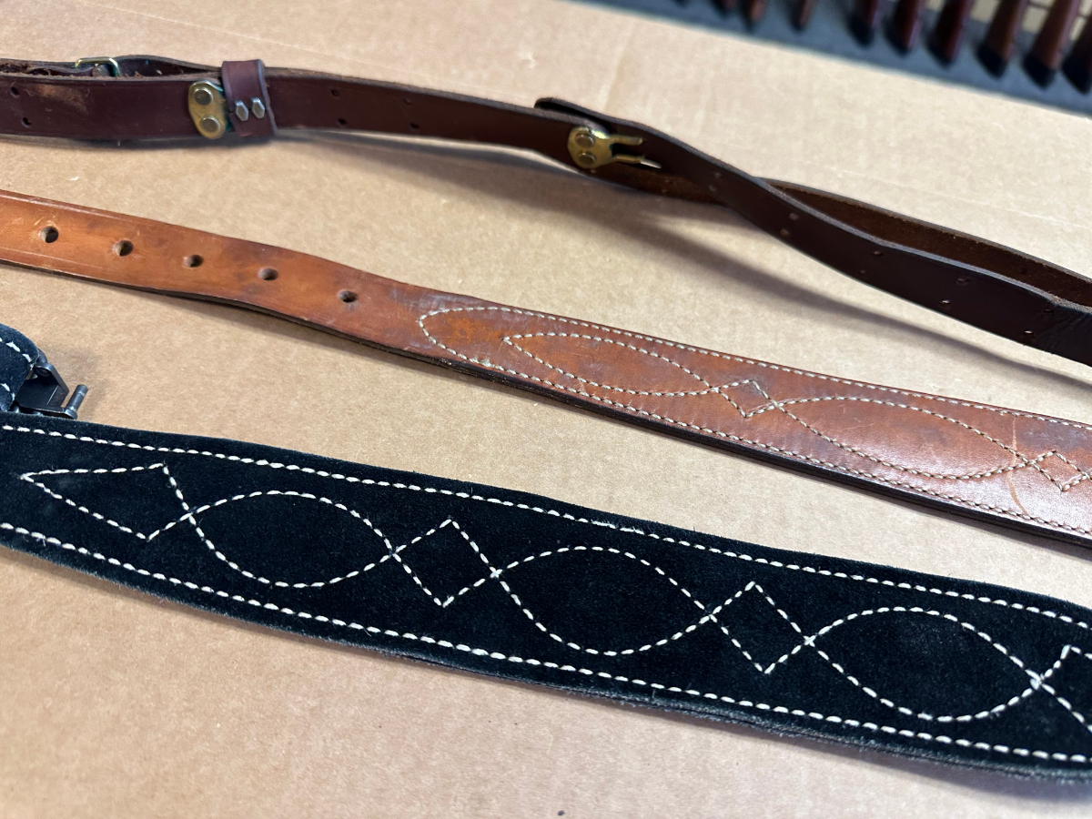 NICE LOT OF THREE RIFLE/SHOTGUN SLINGS ALL IN VERY GOOD CONDITION AS IS ...