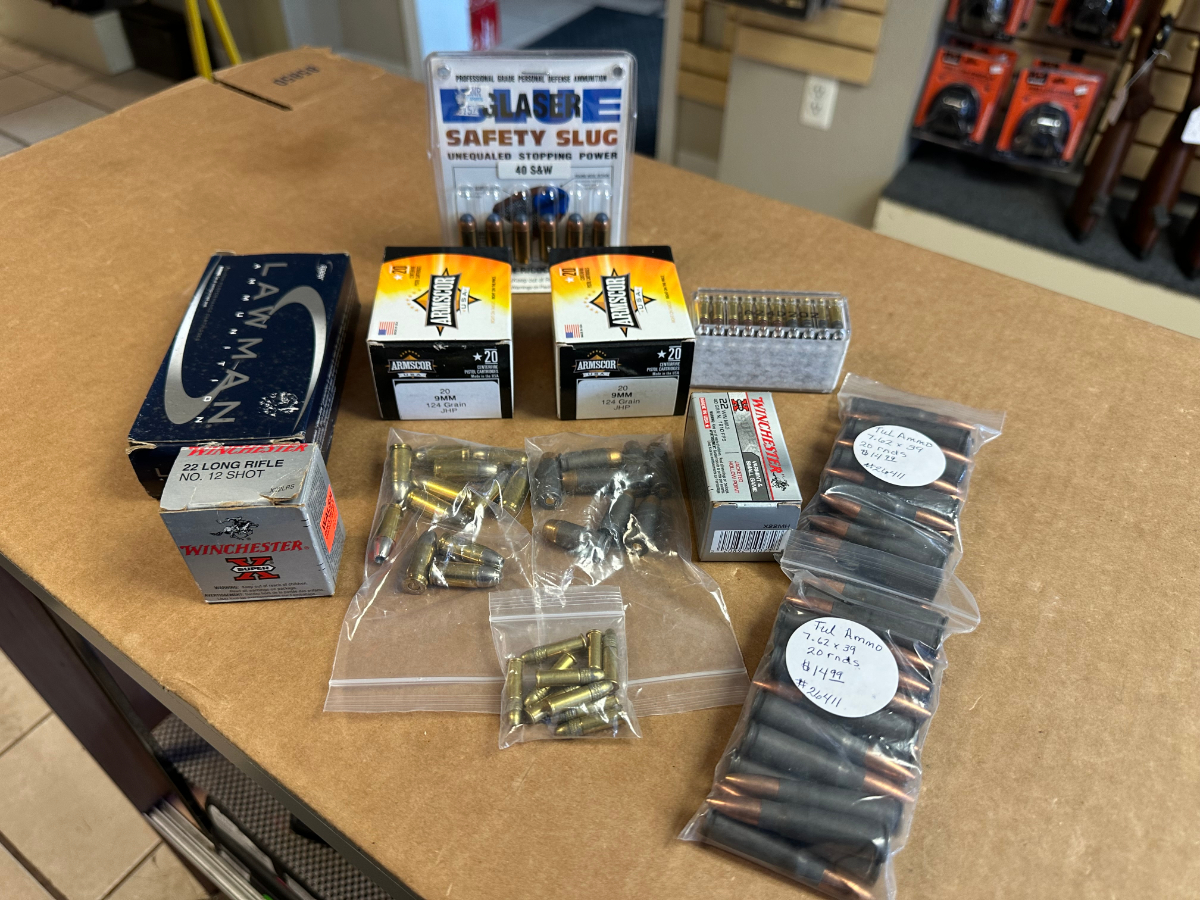 Nice Lot Of Assorted Ammunition For Pistols And Rifles Excellent New ...