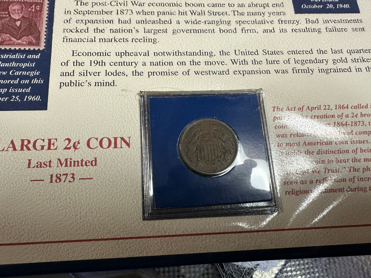 Pcs 19th Century American Coins And Stamps In Excellent Condition As Is ...