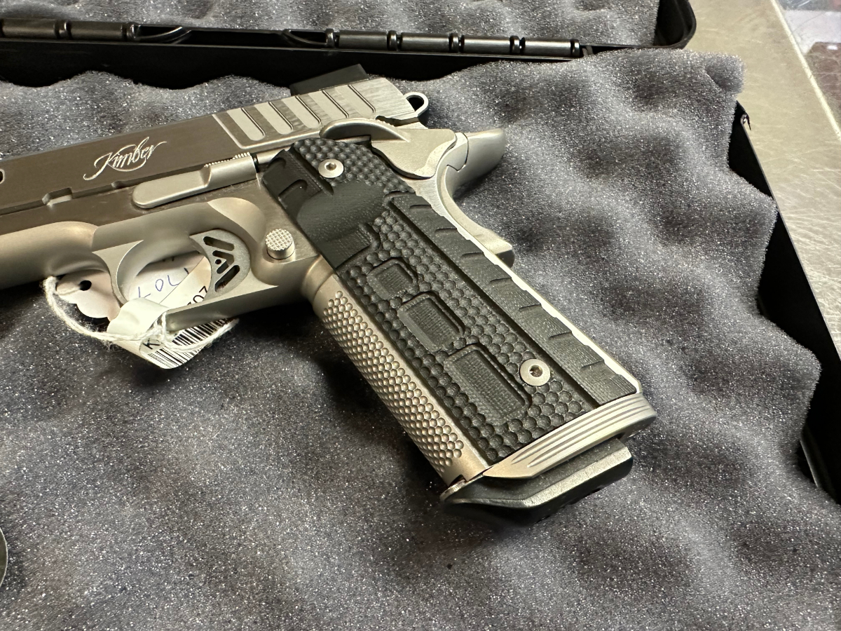 Kimber Model 1911 Rapide Frost 9mm 5in 1-7rd Mag Slide Lightening Cuts ...