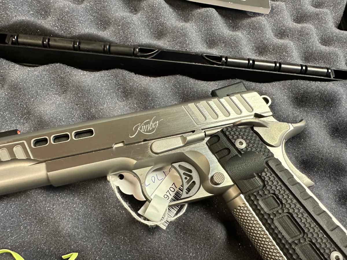 Kimber Model 1911 Rapide Frost 9mm 5in 1-7rd Mag Slide Lightening Cuts ...
