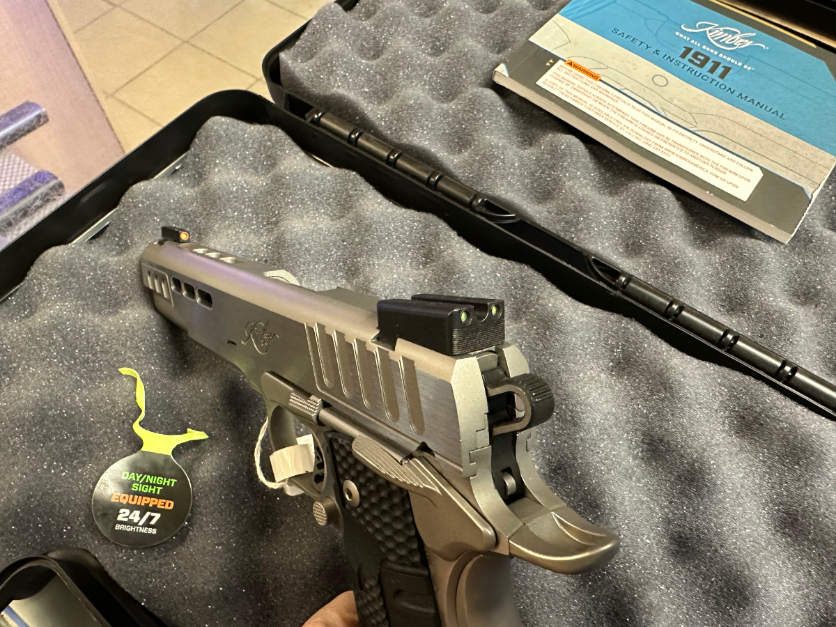 Kimber Model 1911 Rapide Frost 9mm 5in 1-7rd Mag Slide Lightening Cuts ...