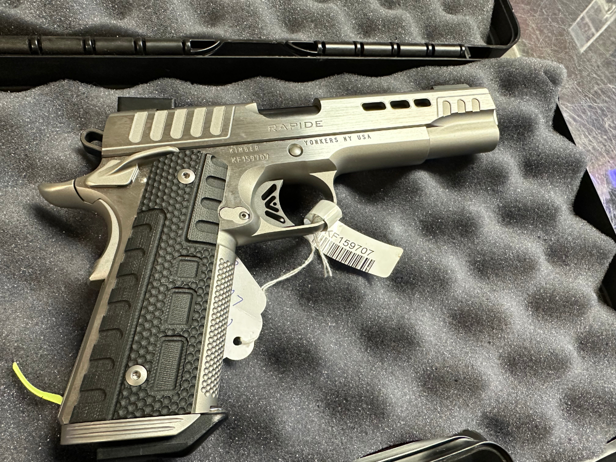 Kimber MODEL 1911 Rapide Frost 9mm 5in 1-7Rd Mag slide lightening cuts ...