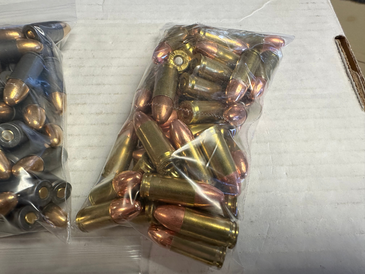272 ROUNDS ASSORTED BRAND NEW BULK 9MM AMMUNITION ALL NEW IN BAGS AS IS ...