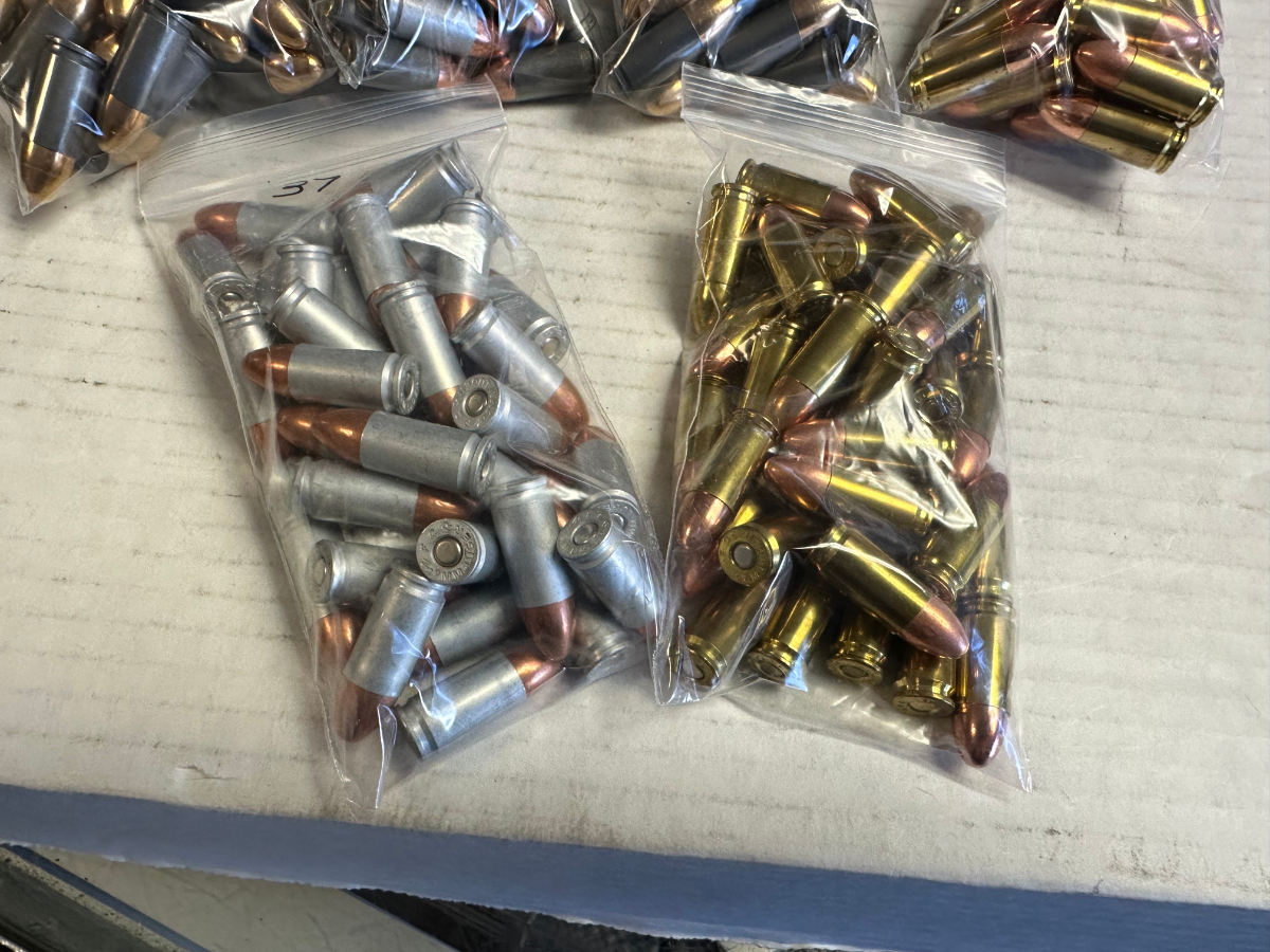 272 ROUNDS ASSORTED BRAND NEW BULK 9MM AMMUNITION ALL NEW IN BAGS AS IS ...