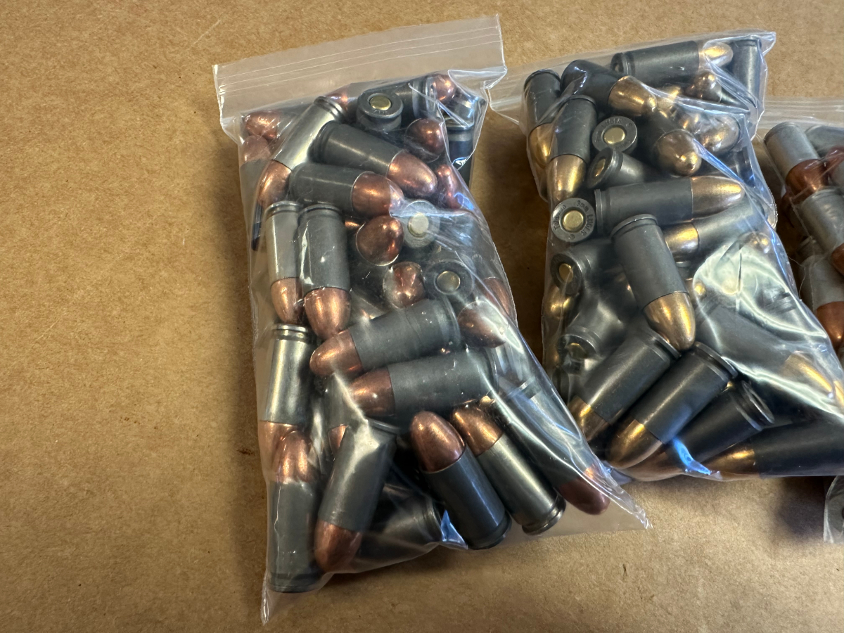 200 Rounds Of Assorted 9mm Ammunition All New Ammunition In Bags ...