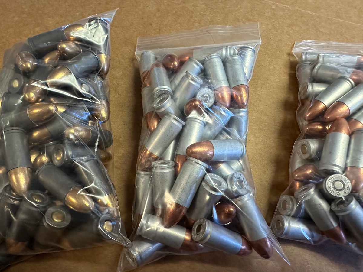 200 Rounds Of Assorted 9mm Ammunition All New Ammunition In Bags ...