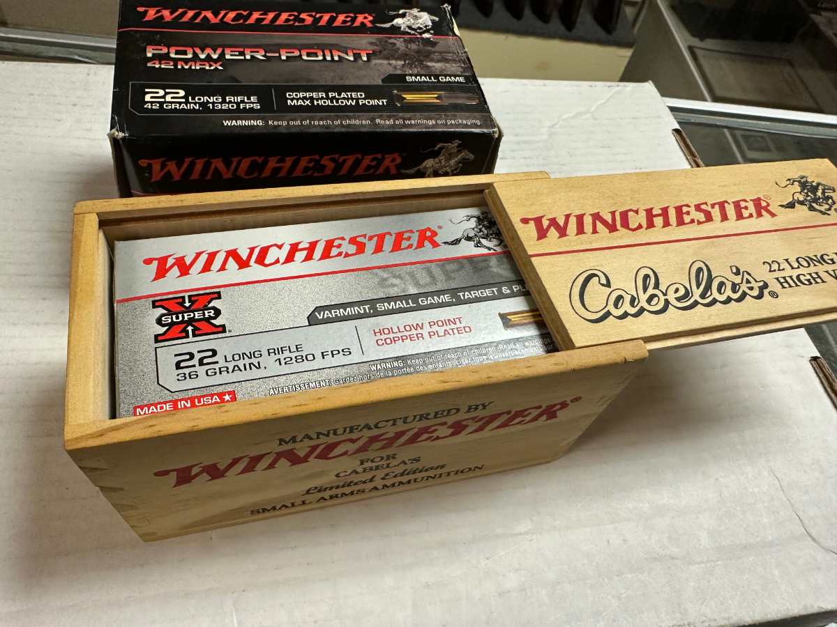 Nice Lot Of 1000 Rounds Of Assorted 22 Lr Ammunition Winchester/Cabela ...