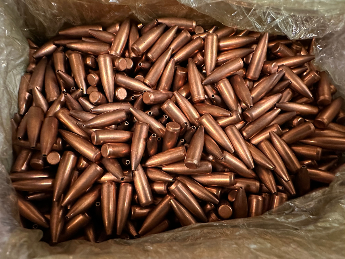 1000 PIECES Bart`s Custom Bullets - 6mm 65gr BR Ultimate Boattail ...