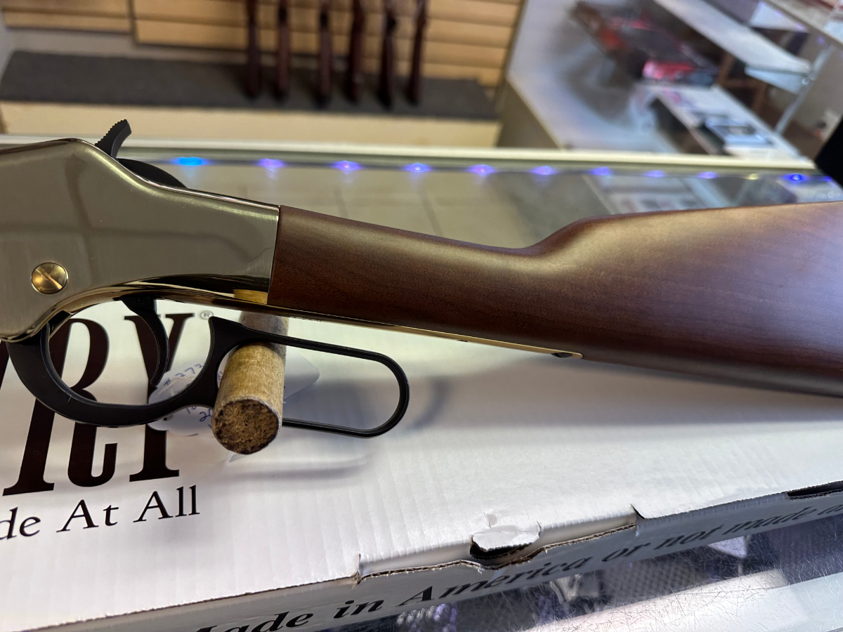 Henry Model H004v Golden Boy 17 Hmr 12+1 20" Octagon Barrel Brasslite ...