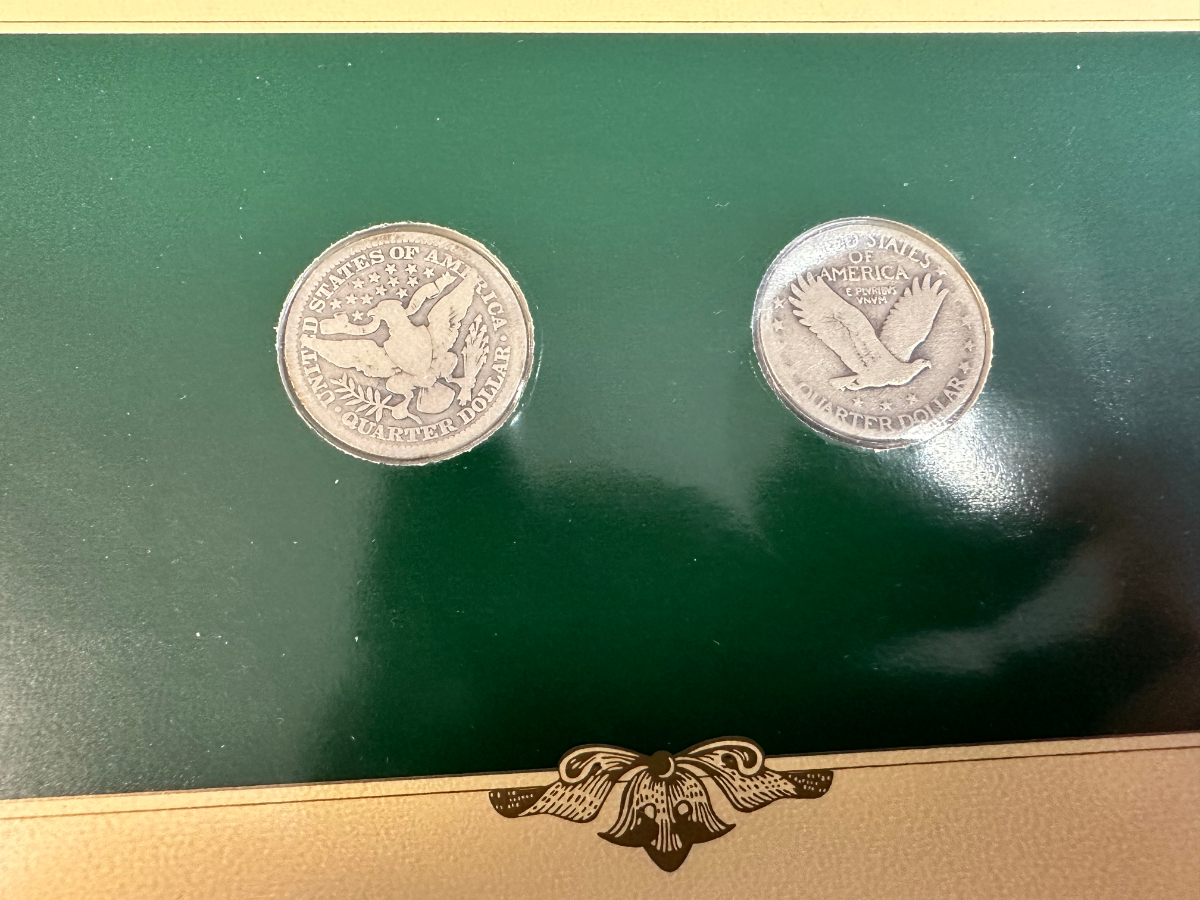 Nice Quarter Dollar Coins Includes Barber And Standing Liberty Quarters ...