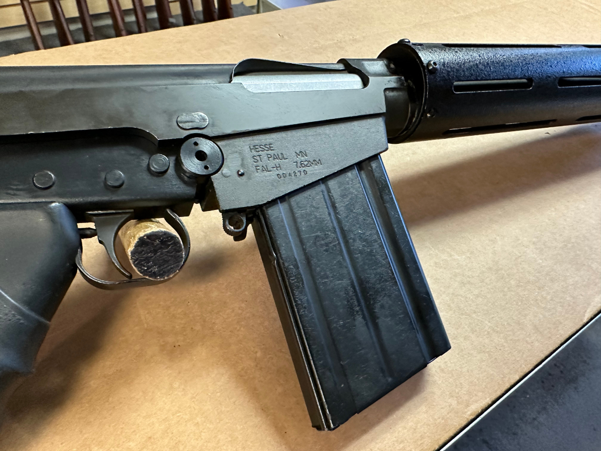 FN FAL-H SEMI-AUTO RIFLE IN GREAT CONDITION 24 INCH BARREL .308 CAL 20 ...