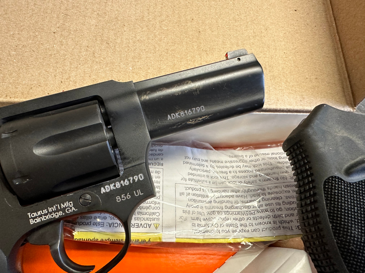 Taurus 856 Ultra-Lite Defender 3" Matte Black Finish Barrel, 6rd ...