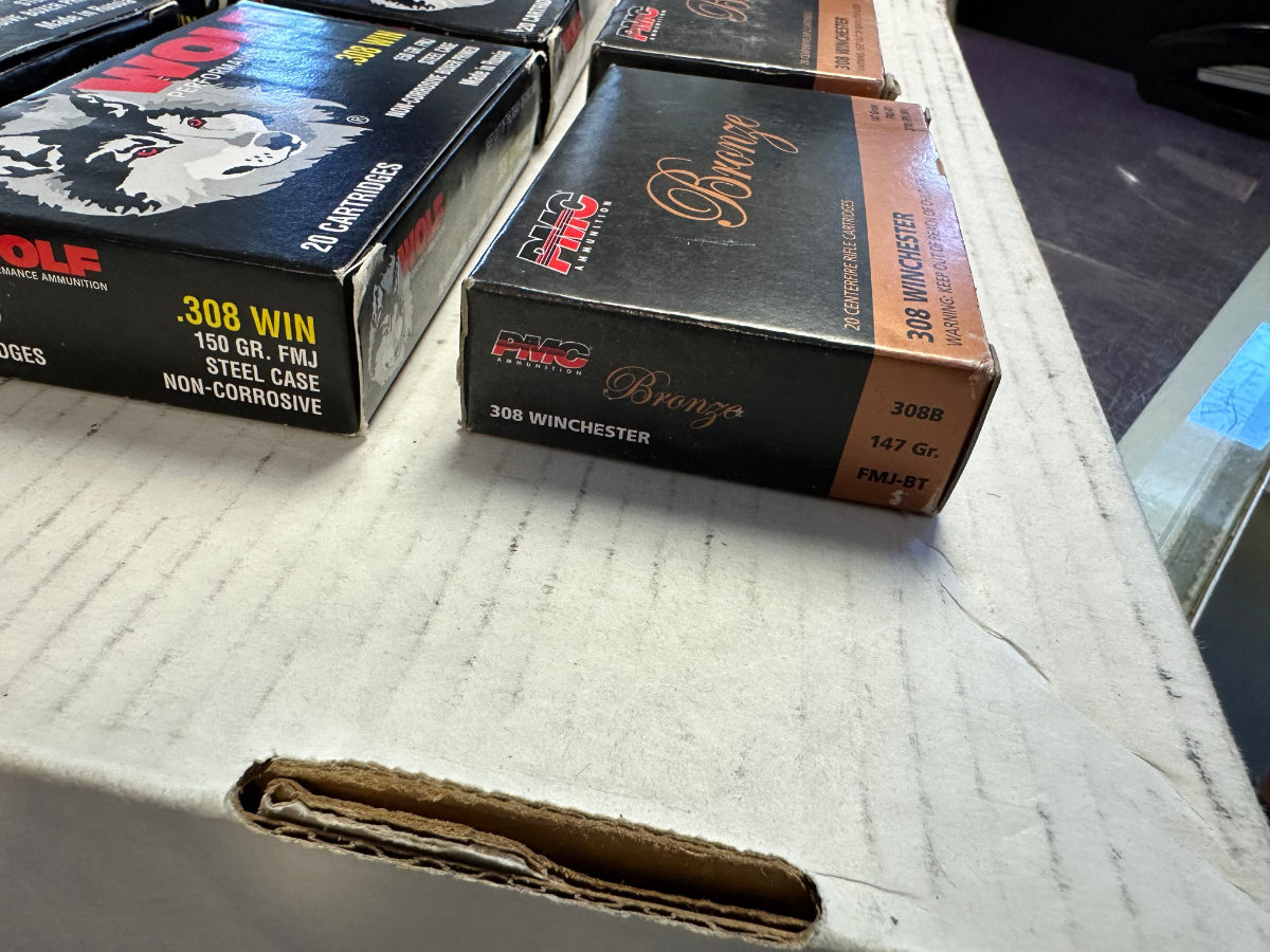 120 Rounds Wolf/Pmc .308 Winchester 150/147 Grain Fmj All New In Boxes ...