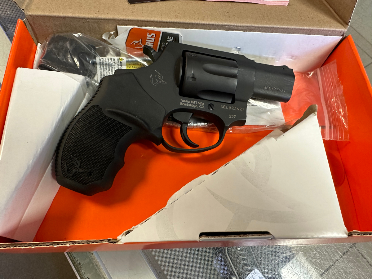 Taurus 327 Small Frame 6rd 2 Inch Matte Black Carbon Steel Barrel ...