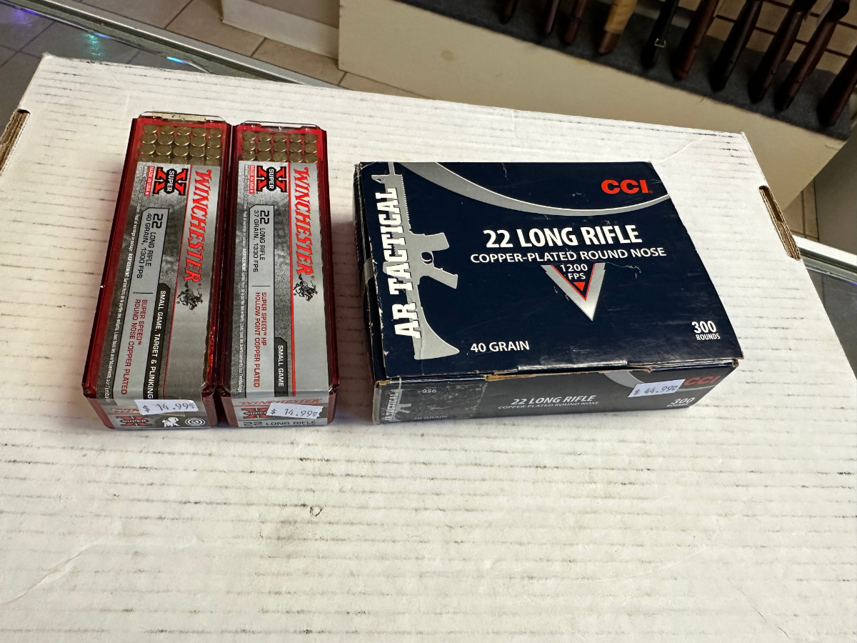 Nice Lot Of Assorted 500 Rounds Of 22lr Ammunition All New In Boxes As ...