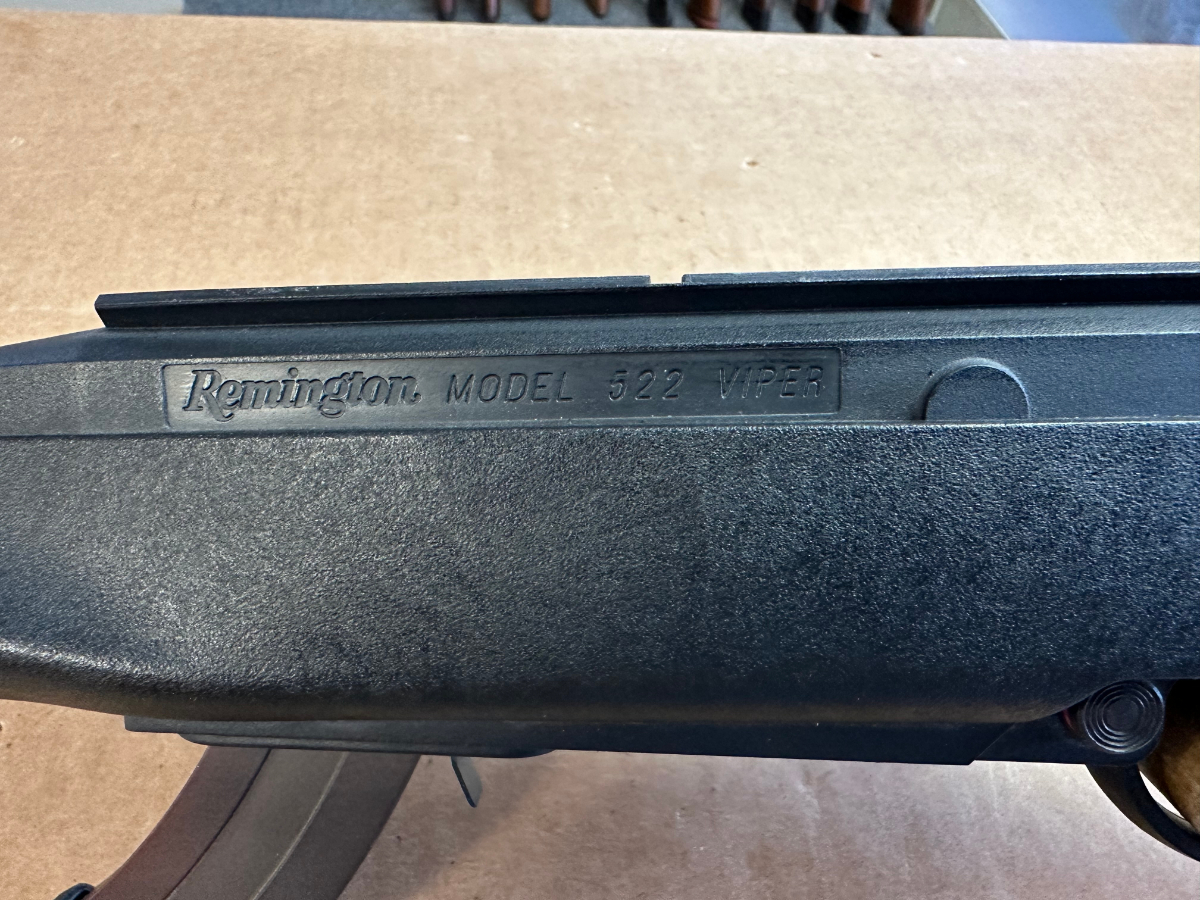 Remington MODEL 522 VIPER SEMI-AUTO RIFLE IN GOOD CONDITION 10+1 ...