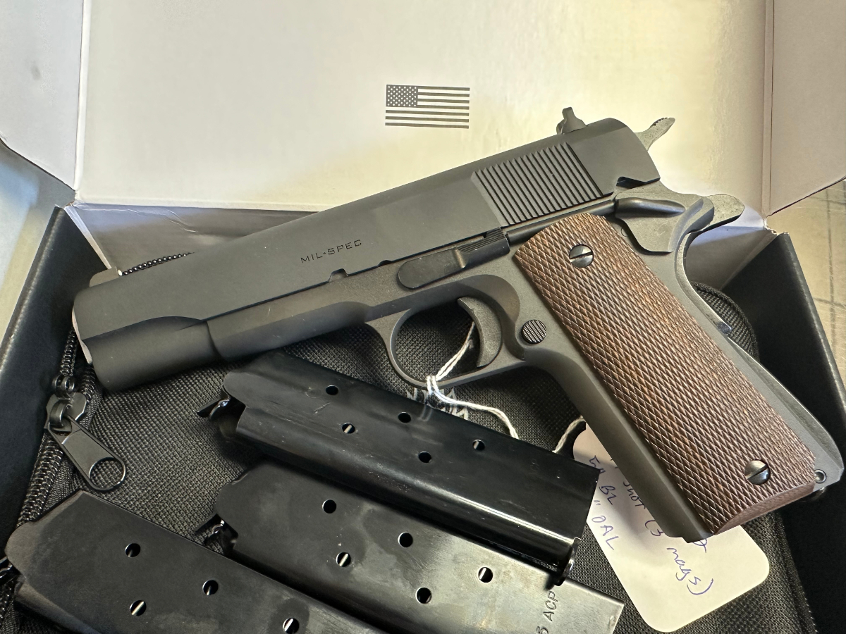 Springfield Armory Springfield 1911 Mil-Spec .45acp 7rd 5 Inch Barrel ...