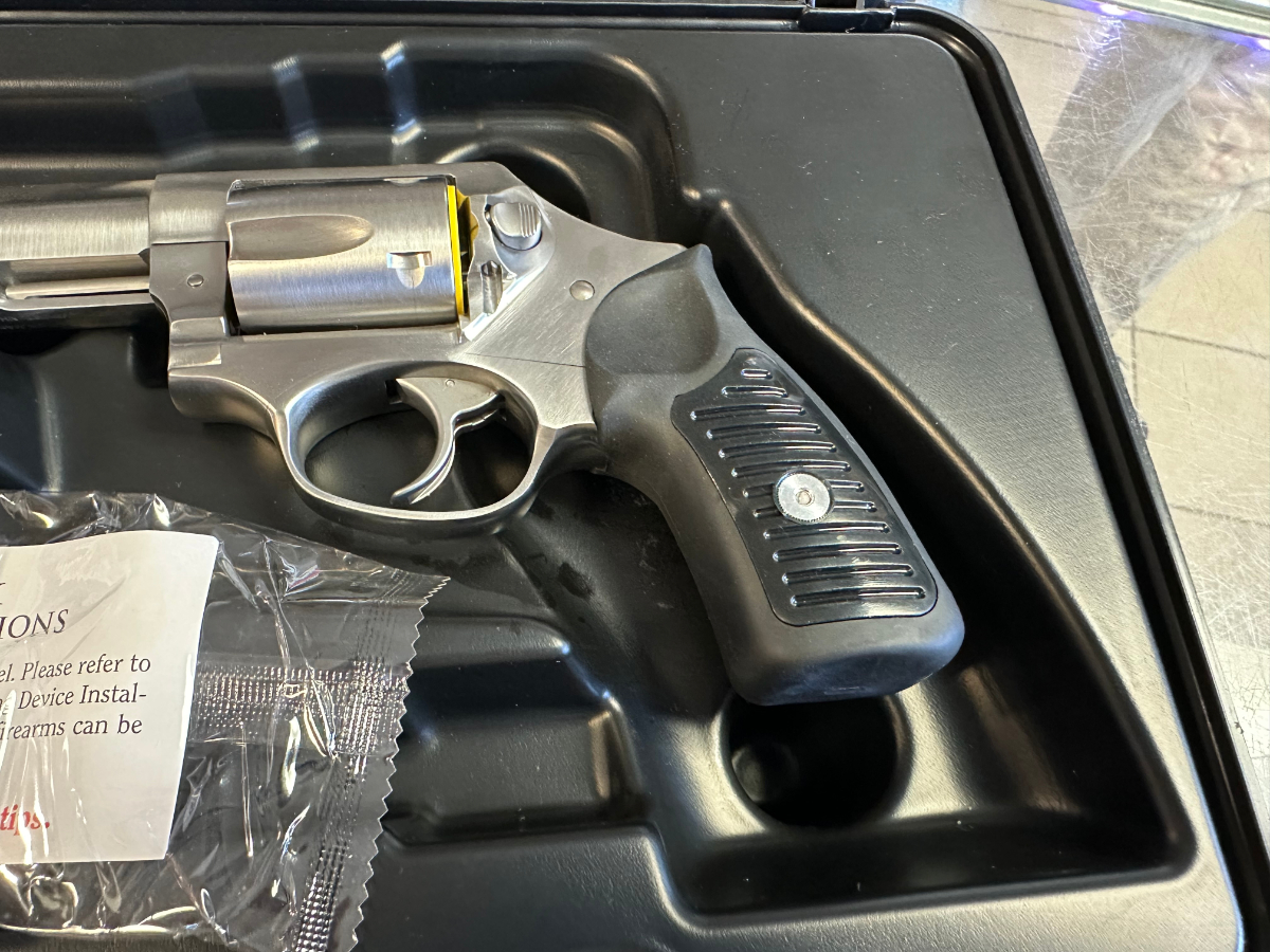 Ruger SP101 5rd 2.25" Satin Stainless Barrel Cylinder & Frame Black ...