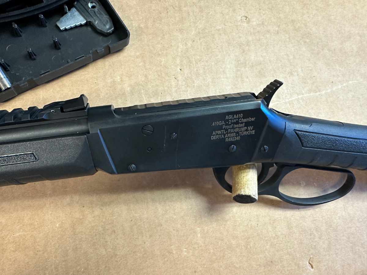 Rock Island Armory AGLA410 Lever Action All Gen Compact 410 Gauge 5+1 ...