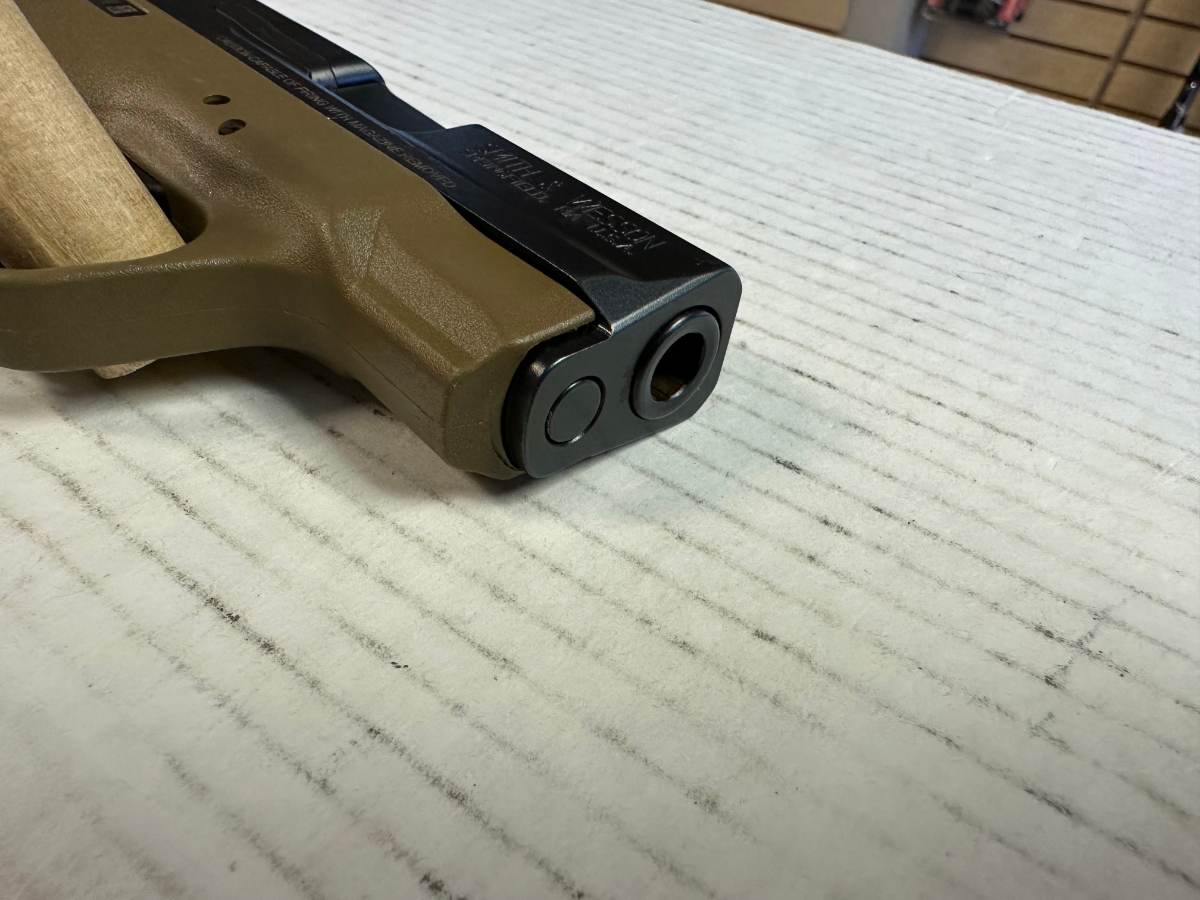 Smith & Wesson Model M&P 9 Shield Semi-Auto Pistol With Fde Finish And ...