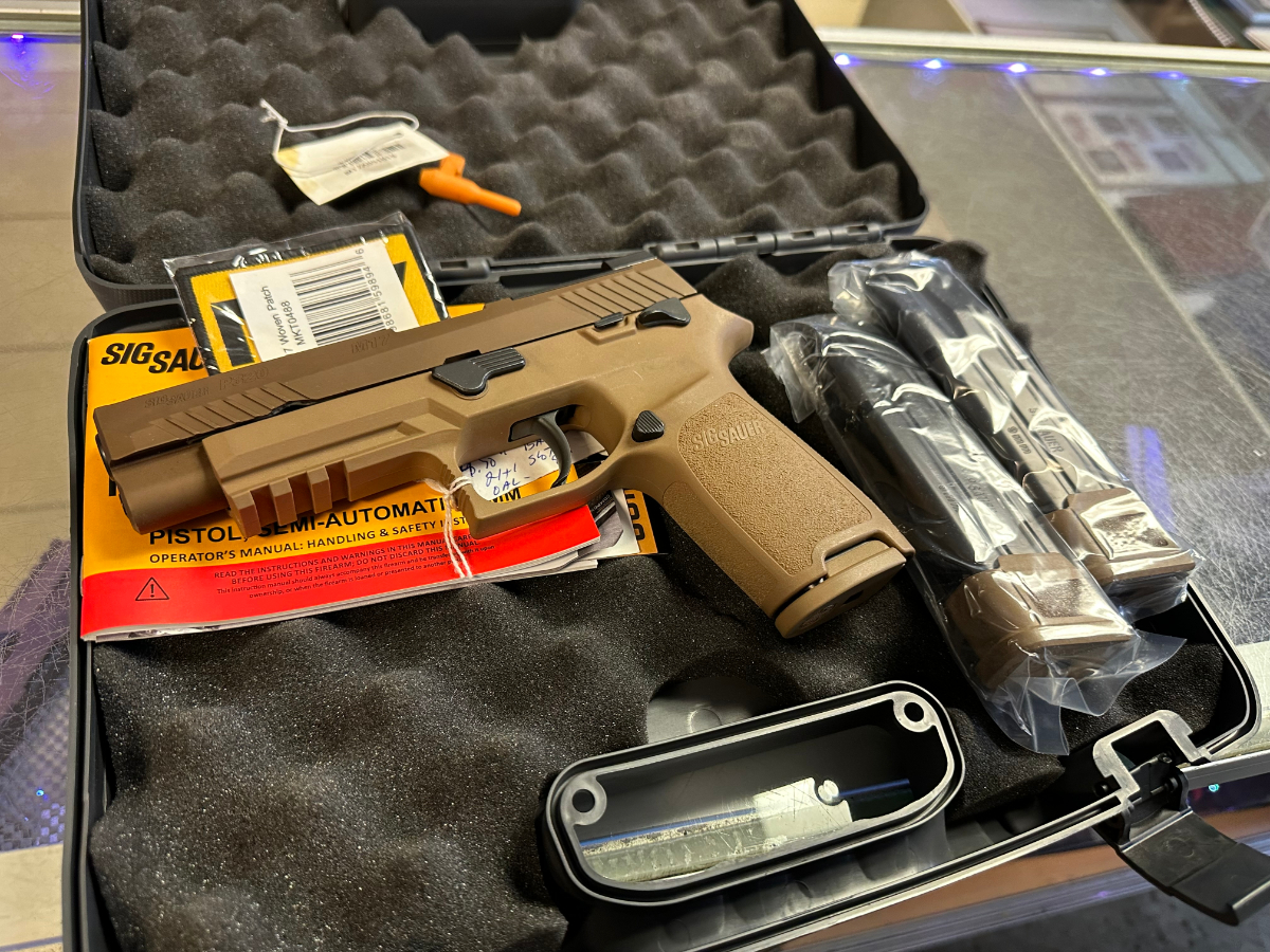 Sig Sauer P320 M17 Full Size Frame 17+1 /21+1, 4.70" Black Carbon Steel ...